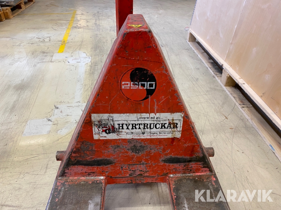 Pallyft Logitrans GL 2500, Tyresö, Klaravik auktioner