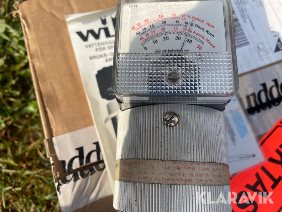 Klaravik Auktioner | Vattenhalsmätare Wile 35