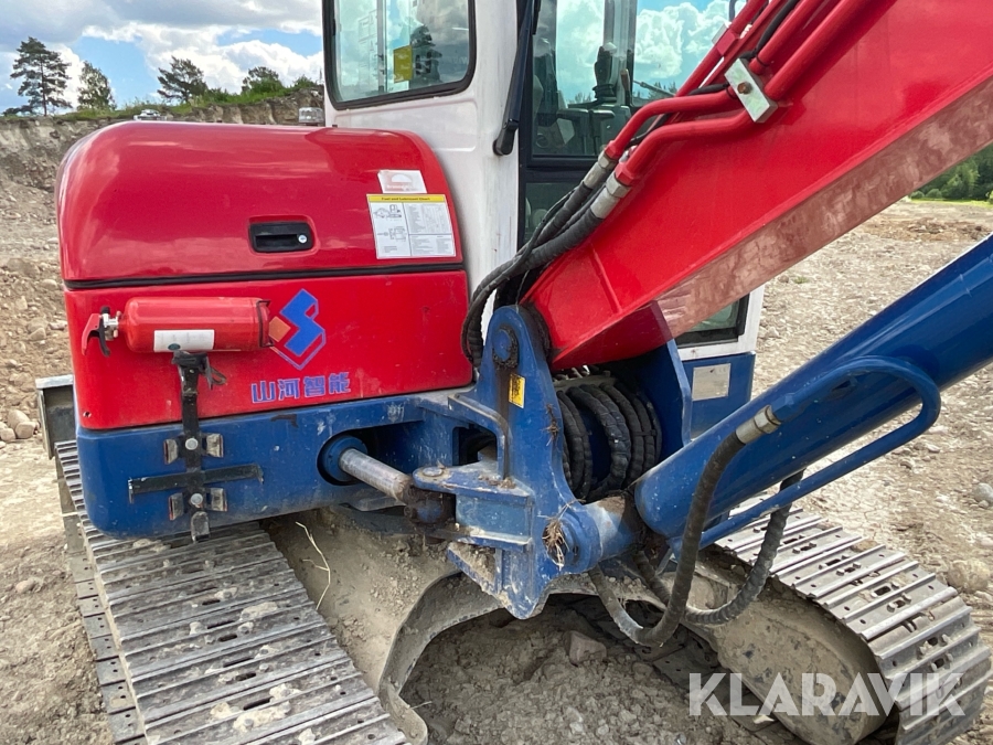 Grävmaskin Sunward SWE60, Söderhamn, Klaravik auktioner