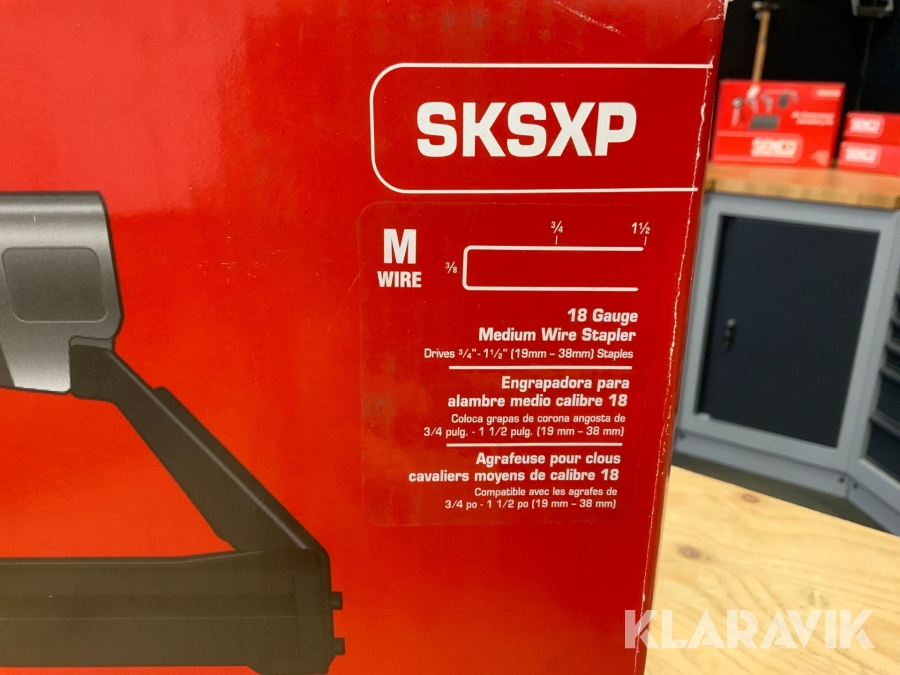 M-Klammvertyg Senco SKSXP 22-38MM, Strängnäs, Klaravik auk