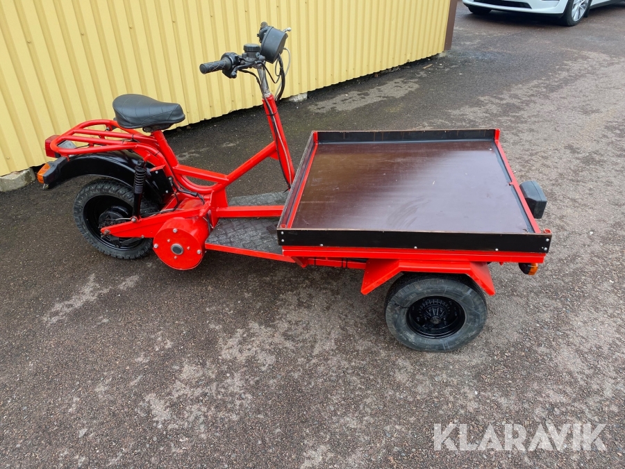 Flakmoped eldriven Norsjö Carrier, Karlstad, Klaravik auktio