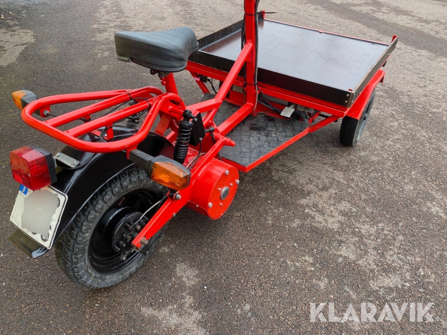 Flakmoped eldriven Norsjö Carrier, Karlstad, Klaravik auktio