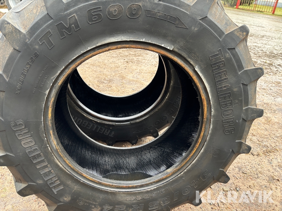 Traktordäck/Radialdäck Trelleborg TM 600, Karlskrona, Klarav