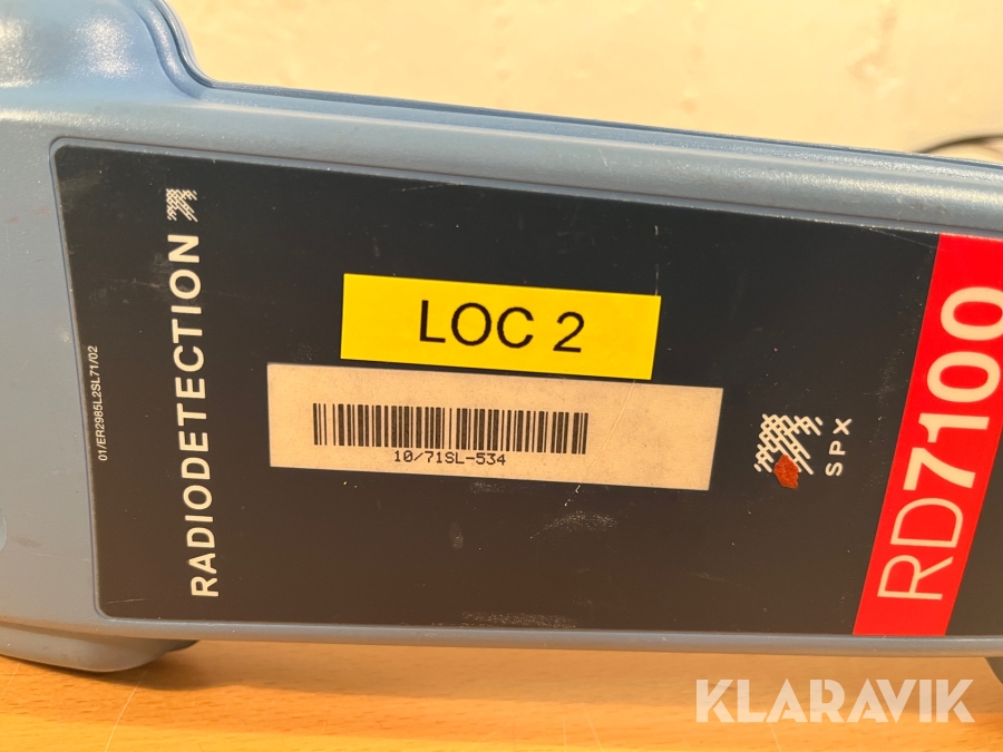 Kabeldetektor Radiodetection RD7200, Sundbyberg, Klaravik au