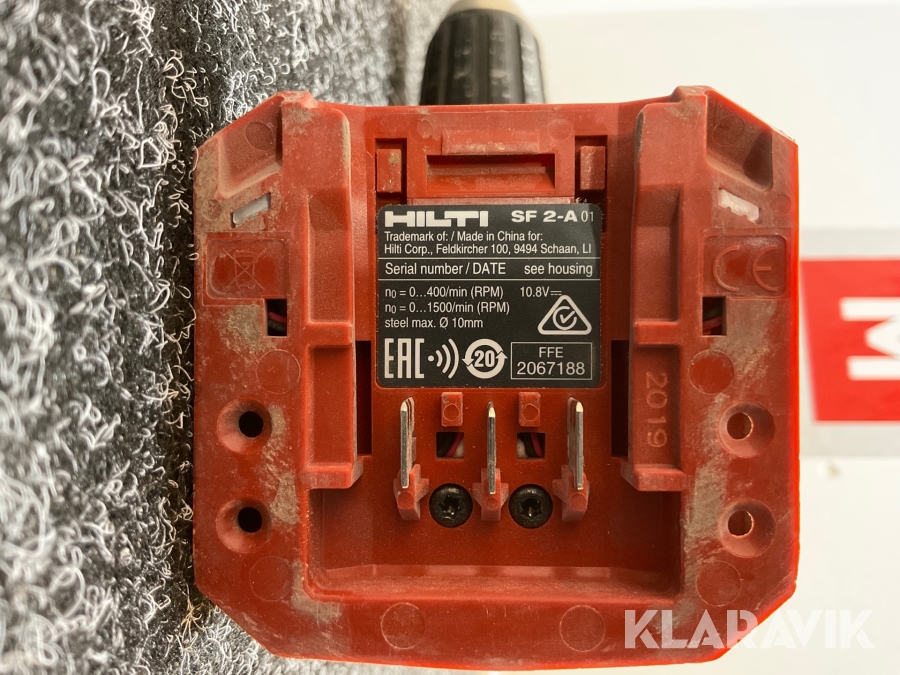 Skruvdragare Hilti SF 2-A, Jönköping, Klaravik auktioner