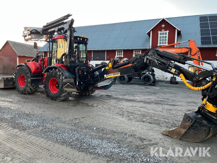 Grävlastare Huddig 1260C, Gotland, Klaravik auktioner