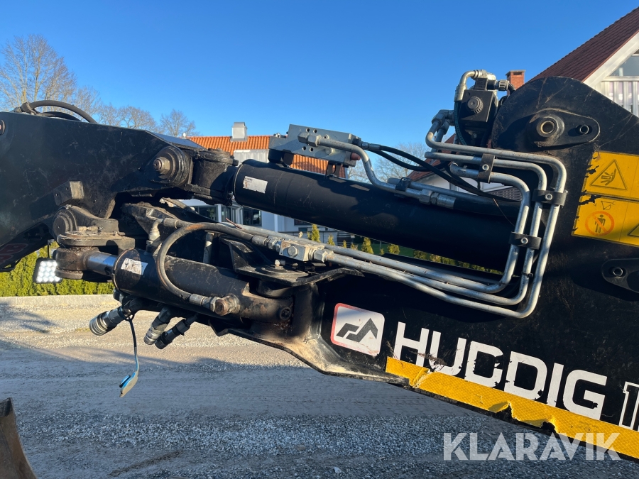 Grävlastare Huddig 1260C, Gotland, Klaravik auktioner