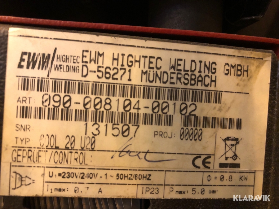 Tigsvets EWM Triton 220 DC