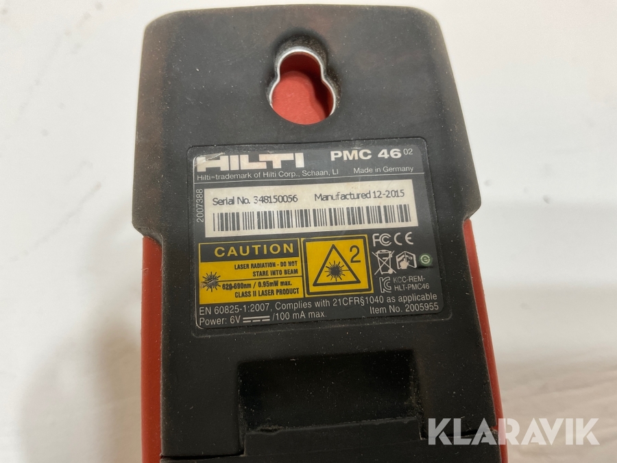 Punkt -och linjelaser Hilti PMC 46, Jönköping, Klaravik aukt
