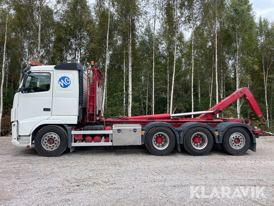 Lastväxlare Volvo FH 8*4, Karlskrona, Klaravik auktioner