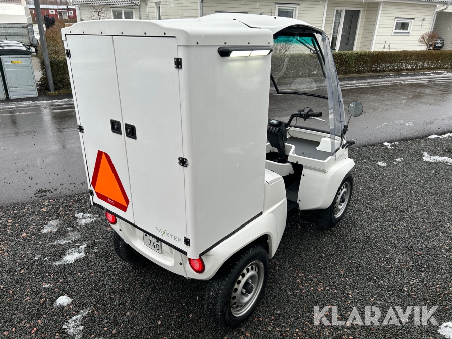 Eldriven fyrhjuling / Leveransfordon Paxter Cargo EDV 1601,