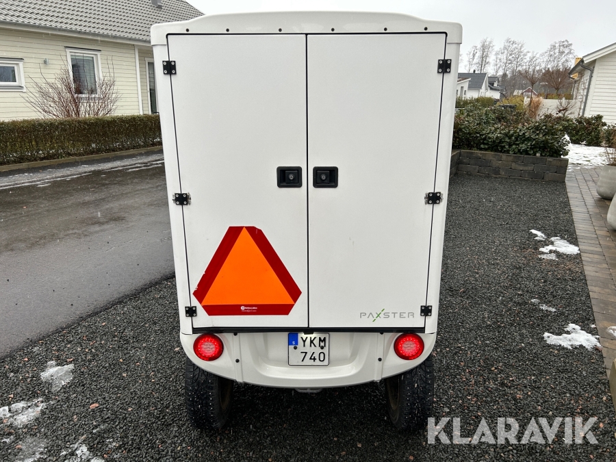 Eldriven fyrhjuling / Leveransfordon Paxter Cargo EDV 1601,