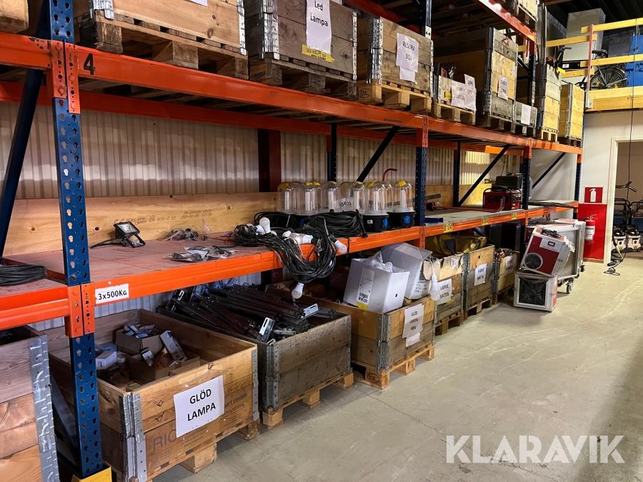 Pallställage ca 250 pallplatser, Huddinge, Klaravik auktione