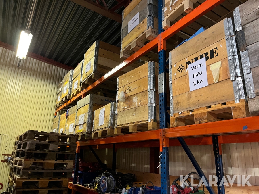 Pallställage ca 250 pallplatser, Huddinge, Klaravik auktione