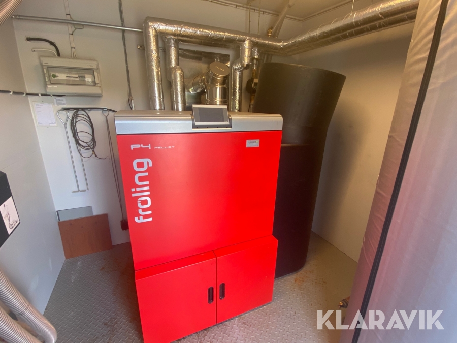 Värmepanna Froling P4 pellet 60kW, Gävle, Klaravik auktion
