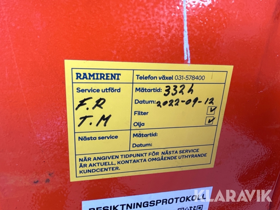 Pelarlift JLG 1230ES, Uppsala, Klaravik auktioner