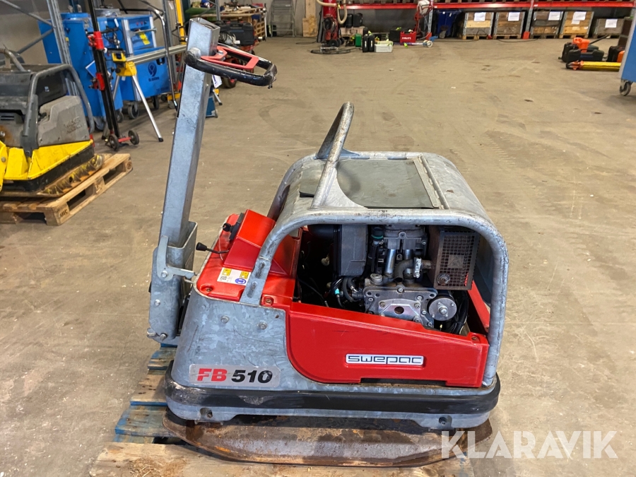Markvibrator Swepac FB 510, Ängelholm, Klaravik auktioner