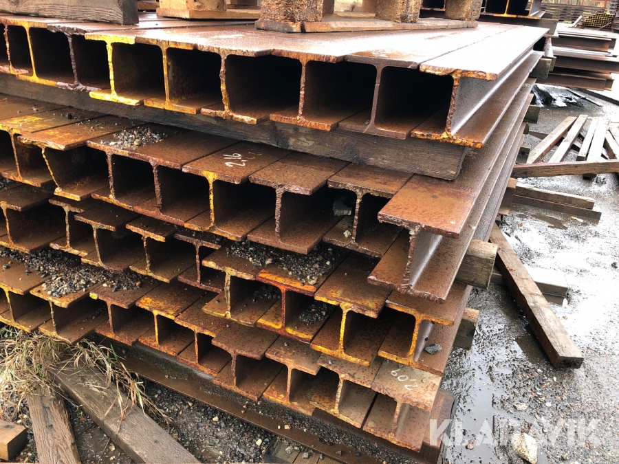 Klaravik Auktioner | Stålbalk HE120B 20 st Längd 2,1-2,4m