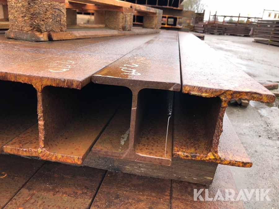 Klaravik Auktioner | Stålbalk HE120B 20 st Längd 2,1-2,4m