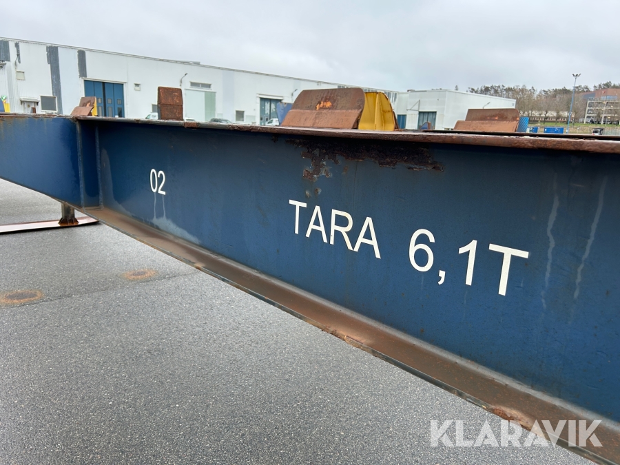 Containerchassi/ trailer Novatech TT50, Göteborg, Klaravik a