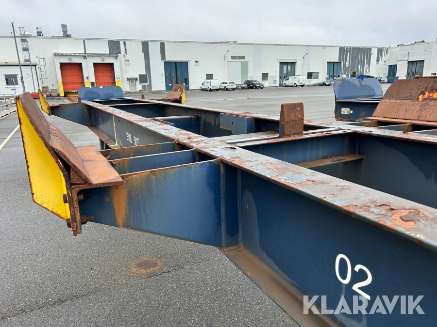 Containerchassi/ trailer Novatech TT50, Göteborg, Klaravik a