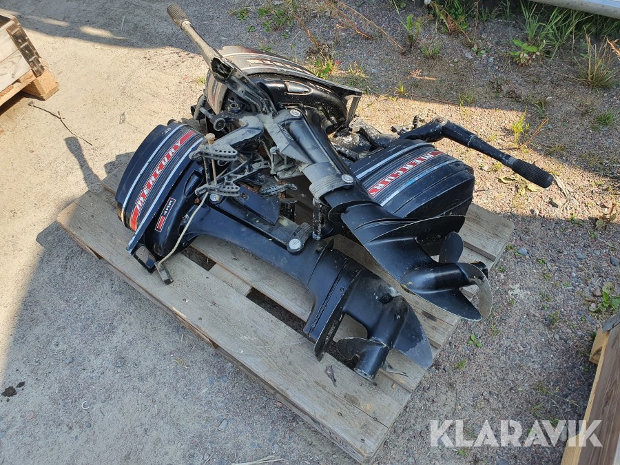 Klaravik Auktioner | Båtmotorer Utombordare Mercury 3 st