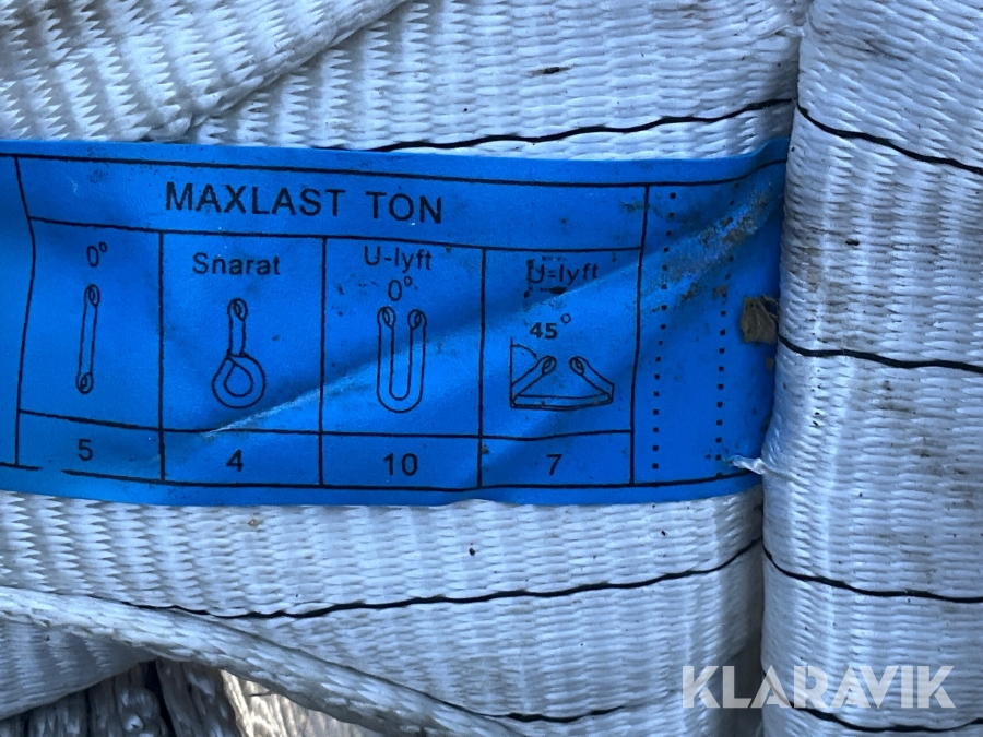 Lyftok med stroppar, Ekerö, Klaravik auktioner