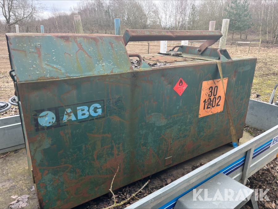 Dieseltank ABG 800L, Simrishamn, Klaravik auktioner