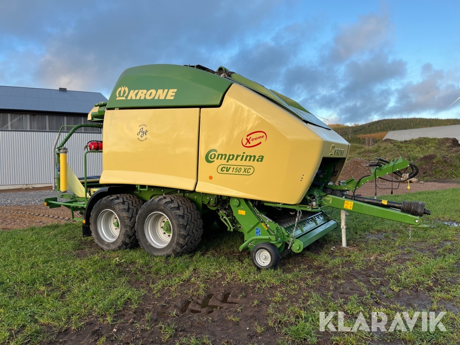 Rundbalspress Krone Comprima CV 150 XC, Falkenberg, Klaravik