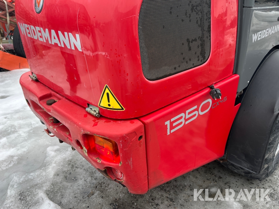 Kompaktlastare Weidemann 1350 CX45, Vaxholm, Klaravik auktio