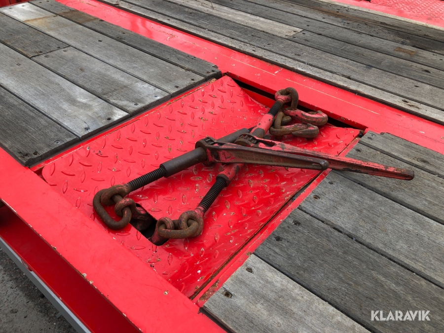 3-adligt maskin kärra