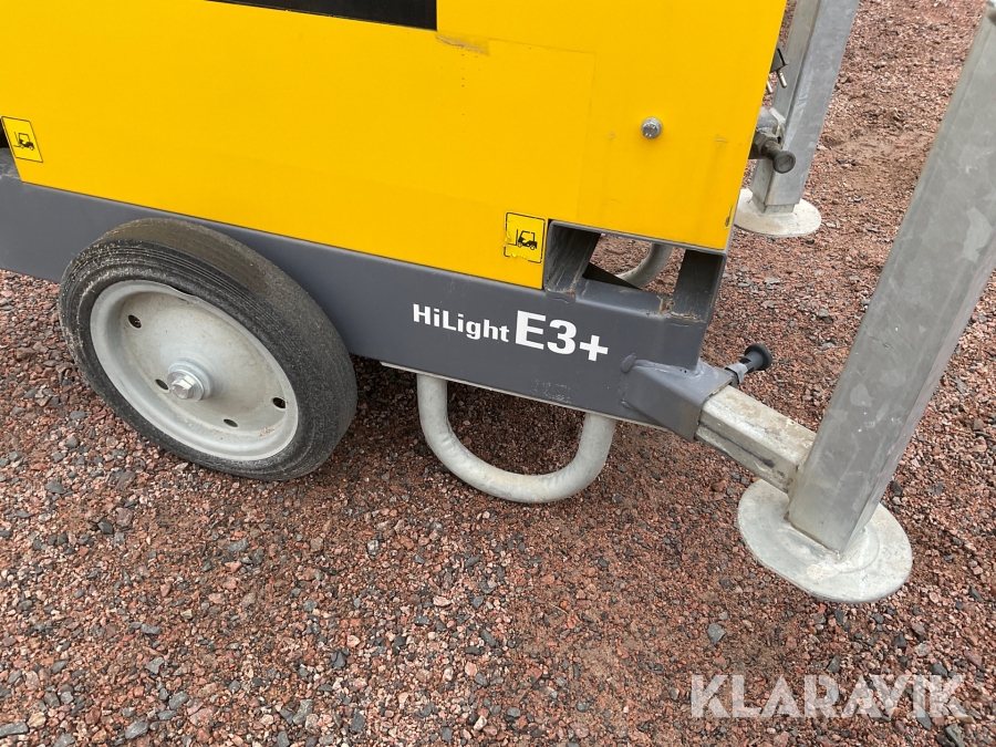 Belysningsmast Atlas Copco HiLight E3+, Jönköping, Klaravik