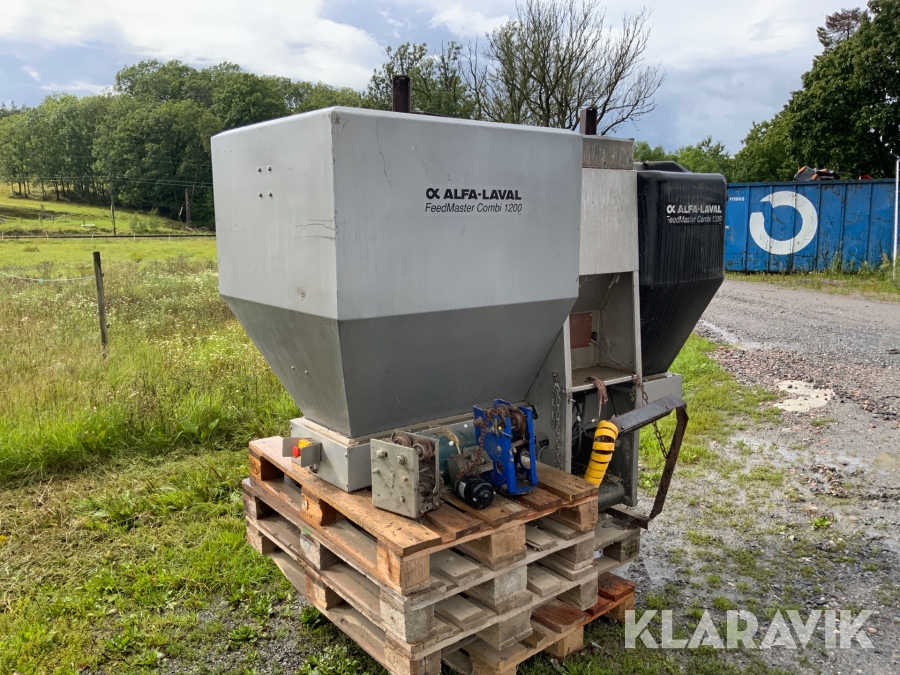 Kraftfodervagn Delaval Feedmaster combi 1200, Flen, Klaravik