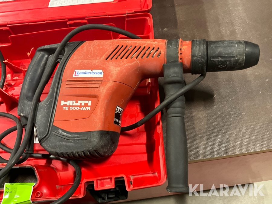 Bilningsmaskin Hilti TE 500-AVR, Umeå, Klaravik auktioner