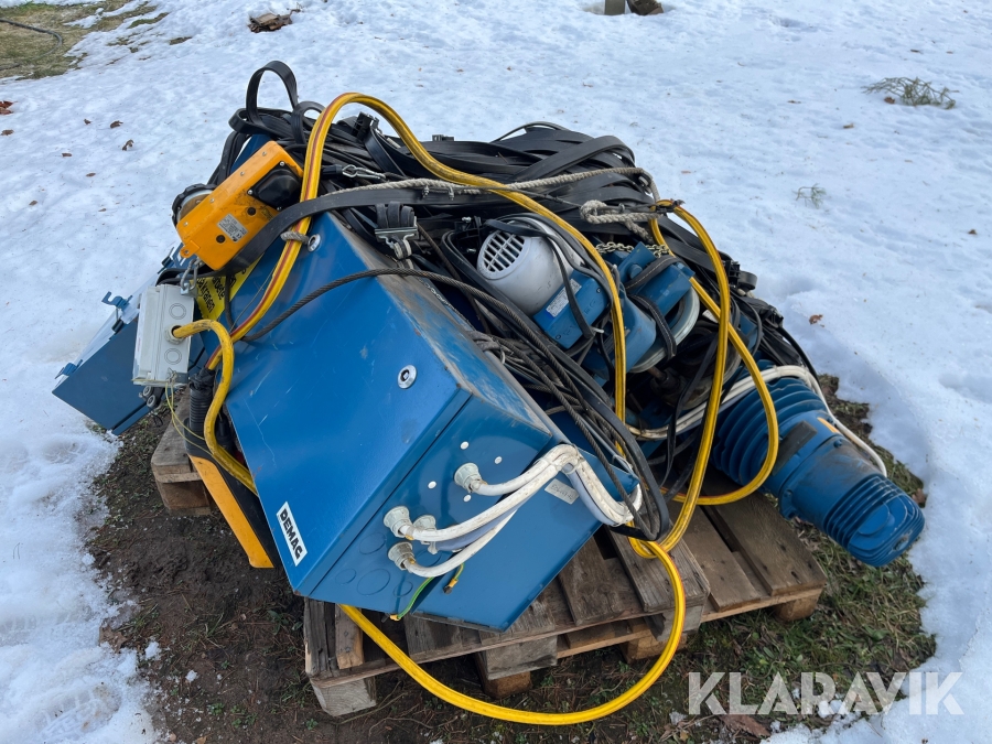 Telfer Demag 2500kg, Kinda, Klaravik auktioner