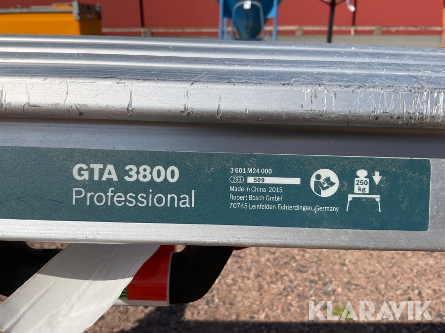 Sågbord Bosch GTA 3800, Jönköping, Klaravik auktioner