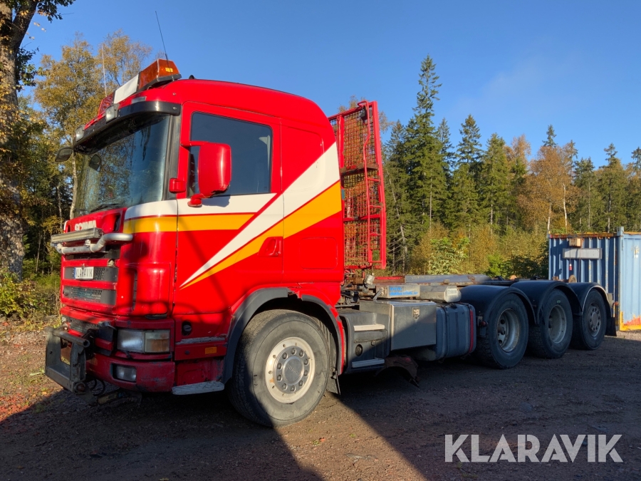 Tridemväxlare Scania R164, Skövde, Klaravik auktioner