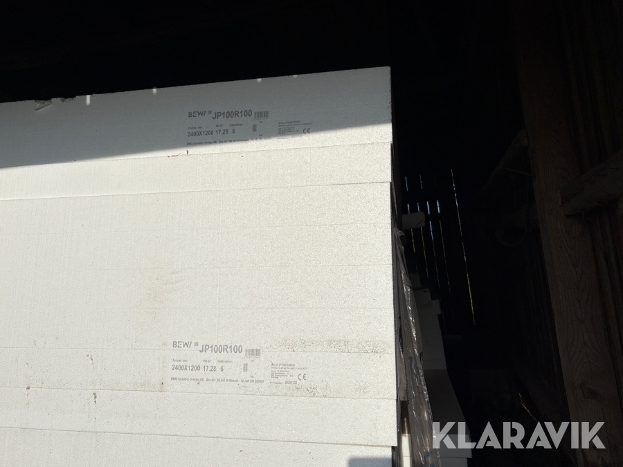 Cellplast Bewi 2400x1200x100, Boxholm, Klaravik auktioner