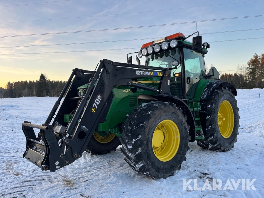 Traktor John Deere 7930, Askersund, Klaravik auktioner