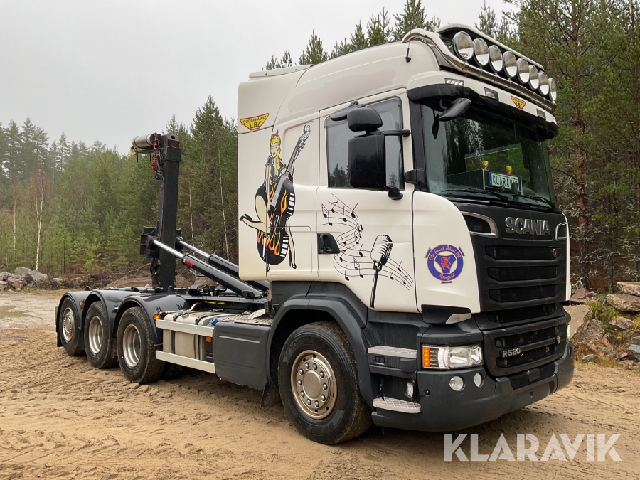 Lastväxlare Scania R580 8X4, Bollnäs, Klaravik auktioner