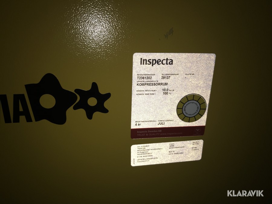 Kompressor Kaeser ABT25 SK22 och kyltork med tank