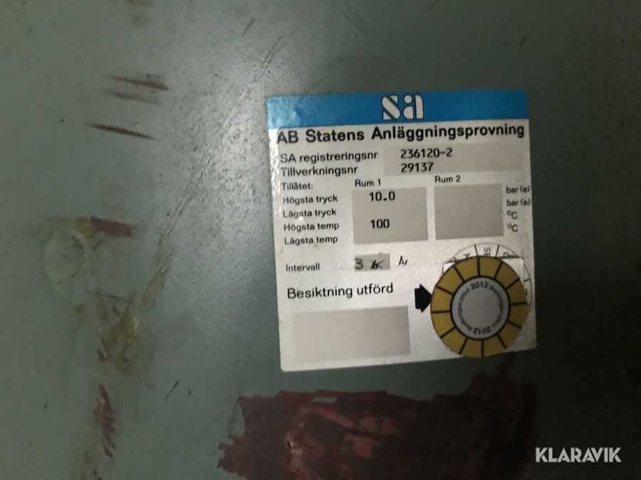 Kompressor Kaeser ABT25 SK22 och kyltork med tank