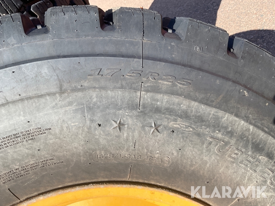 Däck med fälg Maxam Snow xtra 17.5R25, Malung-Sälen, Klaravi