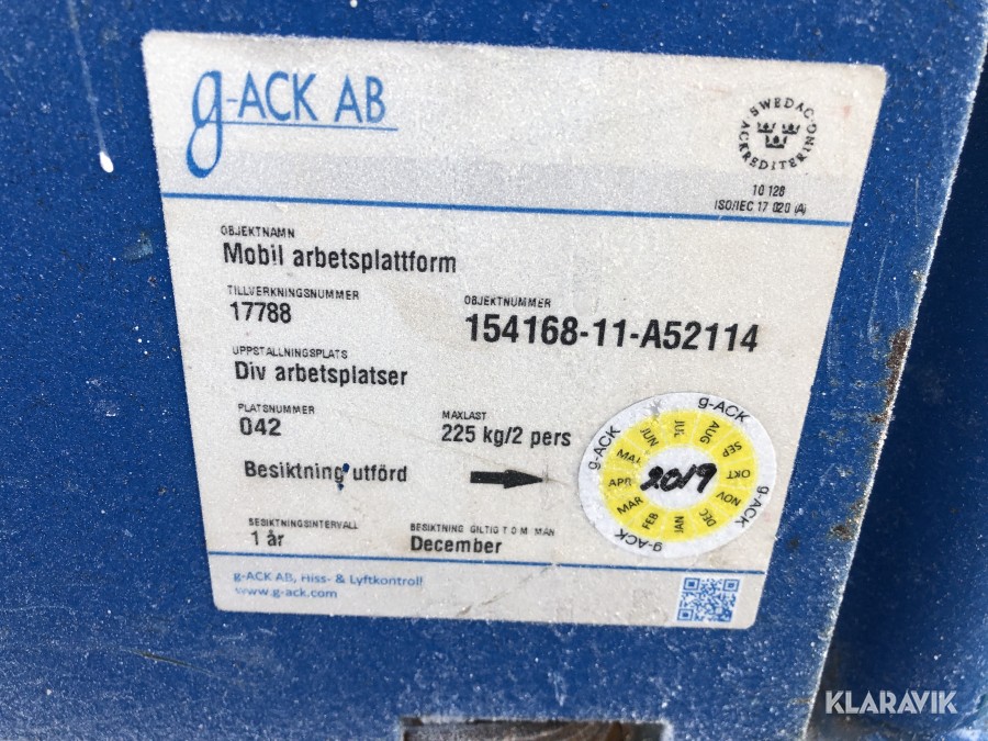 Saxlift UpRight 65700-021