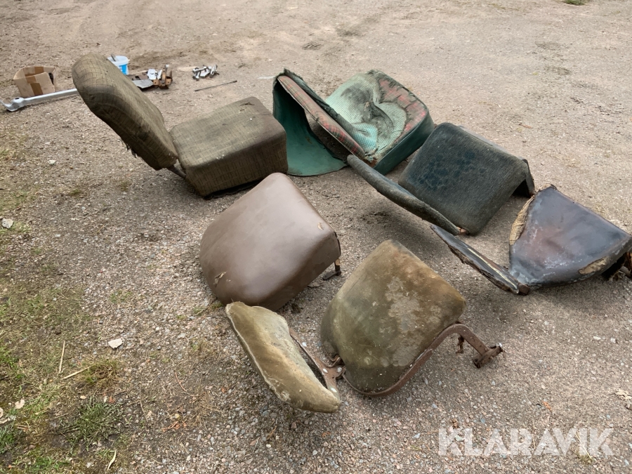 Diverse säten för veteranbil, Mariestad, Klaravik auktioner