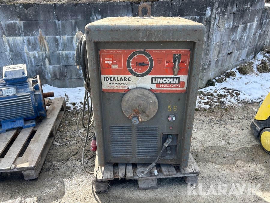Svets Lincoln TM400/400, Örnsköldsvik, Klaravik auktioner