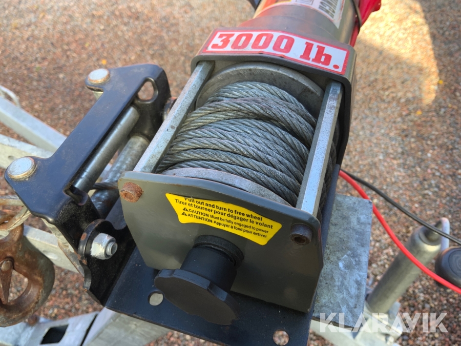 Båttrailer Niewiadow P1315H, Alingsås, Klaravik auktioner