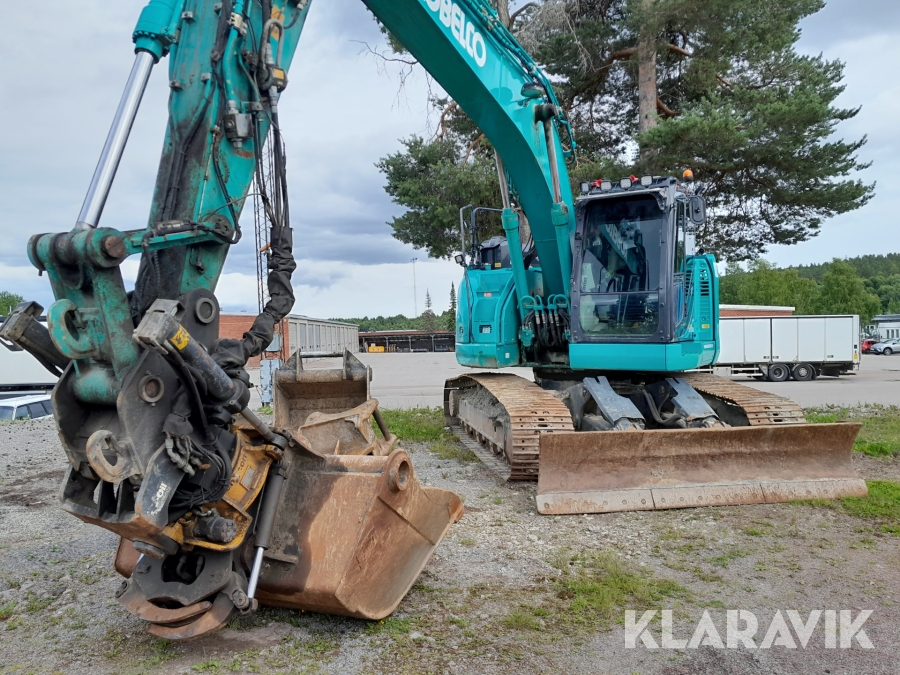Bandgrävare Kobelco SK230 SRLC, Falun, Klaravik auktioner