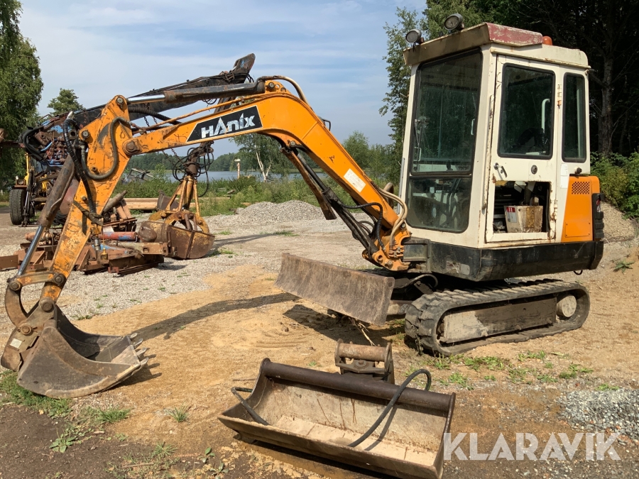 Grävmaskin Hanix N260-Z, Strängnäs, Klaravik auktioner