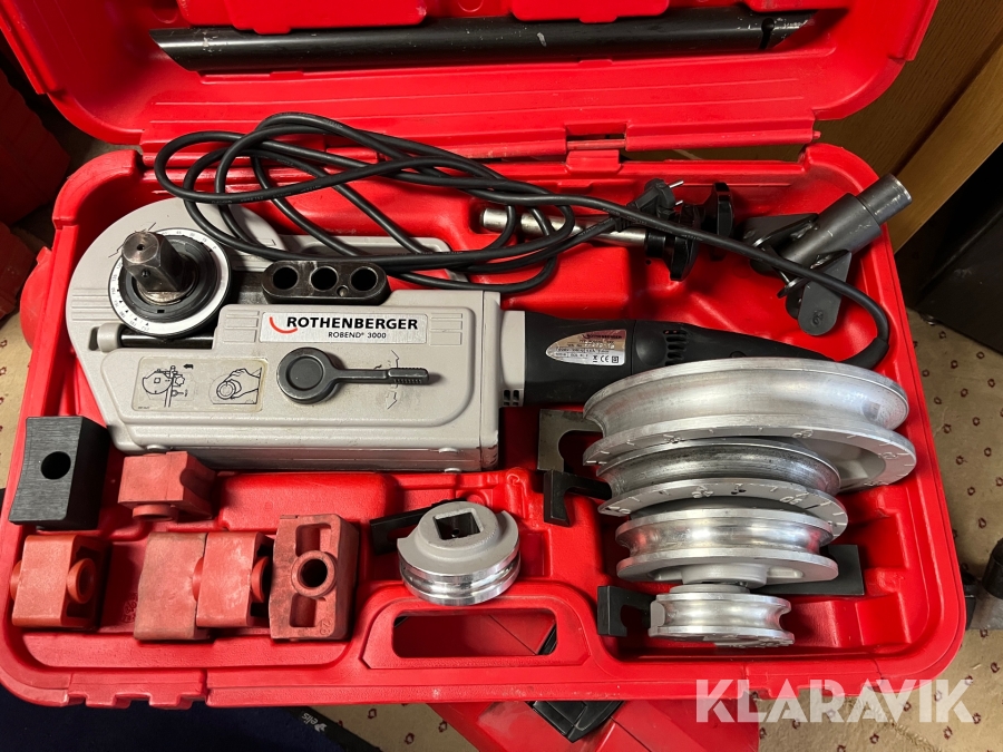 Elektrisk rörböjare Rothenberger Robend 3000, Stockholm, Kla